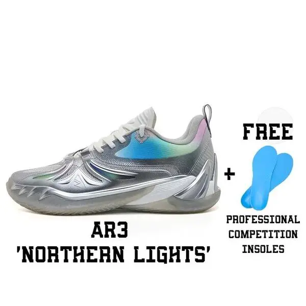 RIGORER Ar3 'northern Lights' Sneakers With Additional Insole Set - Silver/multicolor