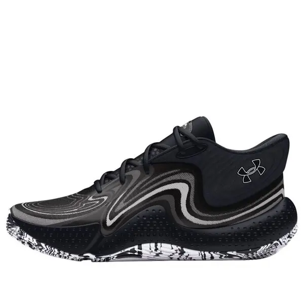 Under Armour Spawn 6 Mid Sneakers - Black/distant Grey/mod Grey