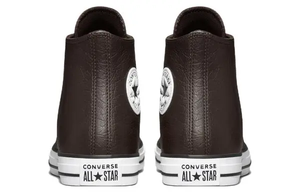 CONVERSE Chuck Taylor All Star Tumbled Leather High Top Sneakers - Brown