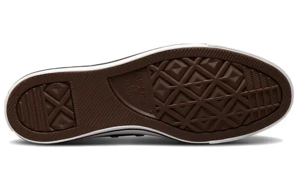CONVERSE Chuck Taylor All Star Tumbled Leather High Top Sneakers - Brown