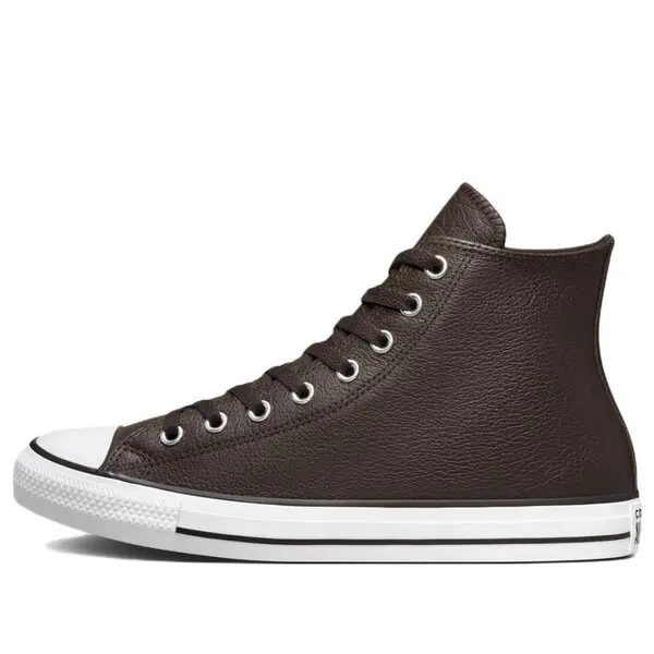 CONVERSE Chuck Taylor All Star Tumbled Leather High Top Sneakers - Brown