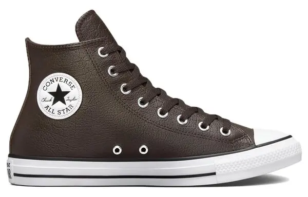 CONVERSE Chuck Taylor All Star Tumbled Leather High Top Sneakers - Brown