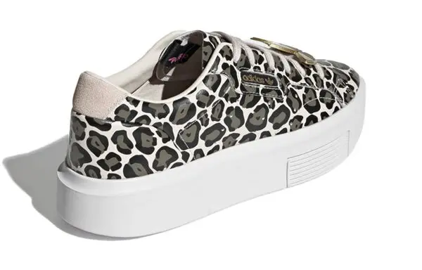 Adidas Sleek Super Leopard Print Sneakers