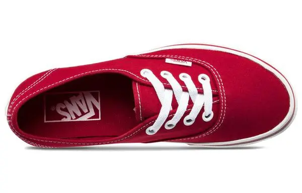 VANS Authentic Low Top Sneakers - Red