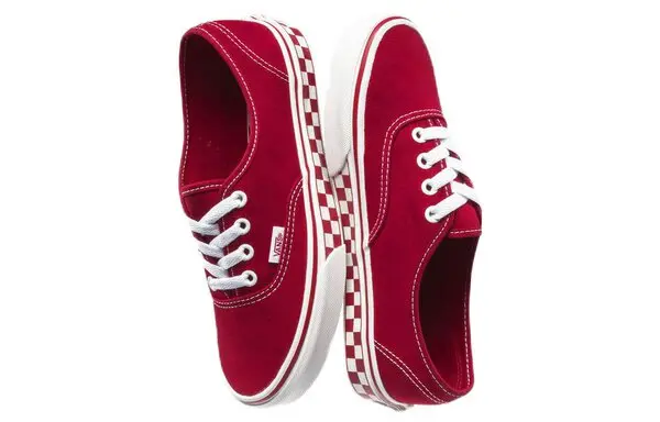 VANS Authentic Low Top Sneakers - Red