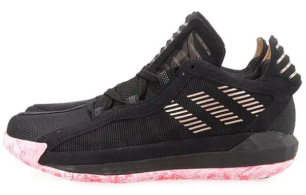 Adidas Dame 6 Gca "signal Pink" Basketball Sneakers - Black