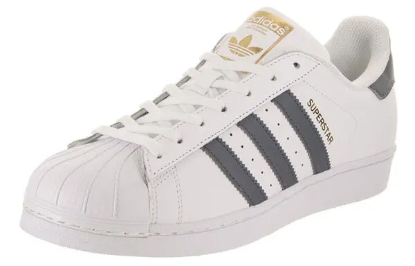 Adidas Superstar Foundation Sneakers - White/gray/gold