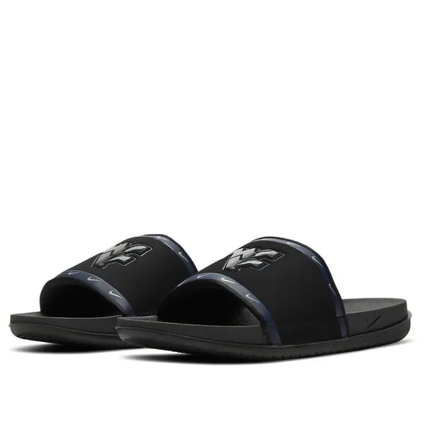 Nike Offcourt Slide "west Virginia - Black/blue