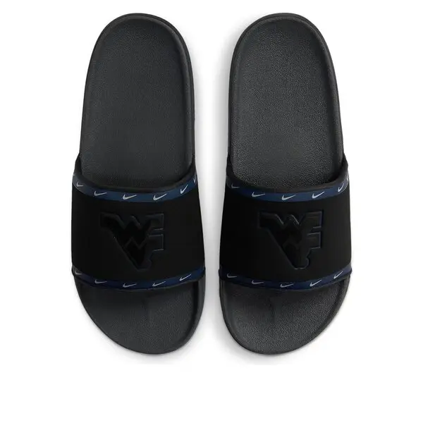 Nike Offcourt Slide "west Virginia - Black/blue