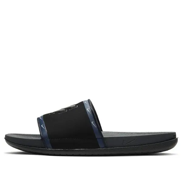 Nike Offcourt Slide "west Virginia - Black/blue