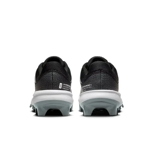 Nike Hyperdiamond 4 Pro Mcs Softball Cleats - Black/cool Grey/volt
