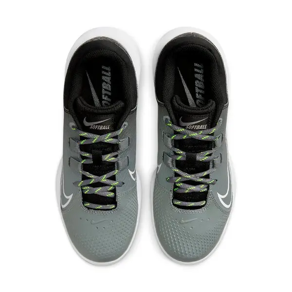 Nike Hyperdiamond 4 Pro Mcs Softball Cleats - Black/cool Grey/volt