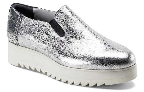Onitsuka Tiger Slip-on Platform Sneakers - Silver