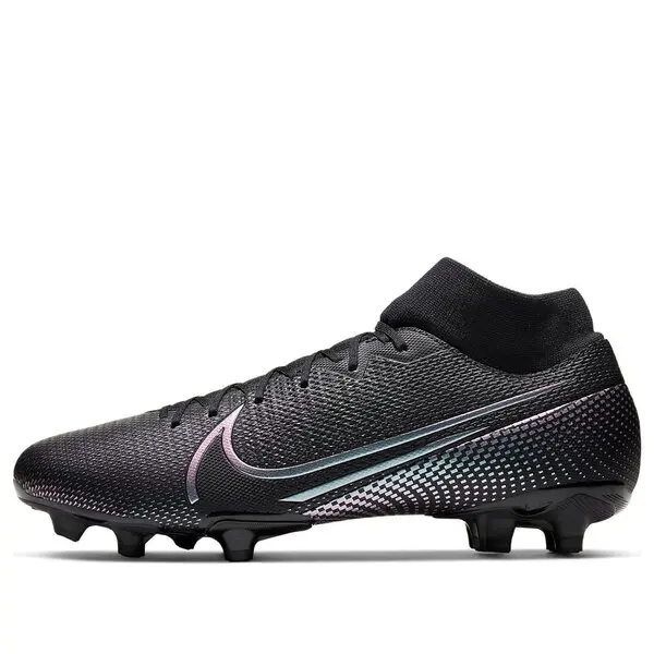 Nike Mercurial Superfly 7 Academy Mg High Top Lace Up Sneakers - Black