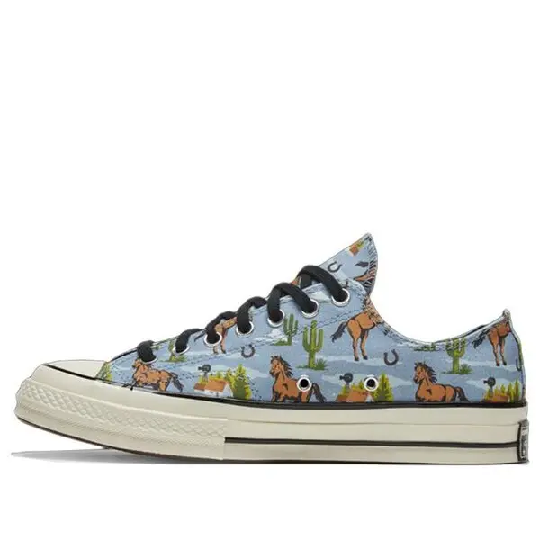 CONVERSE Chuck 70 Low Twisted Resort Old Western Sneakers - Blue/brown