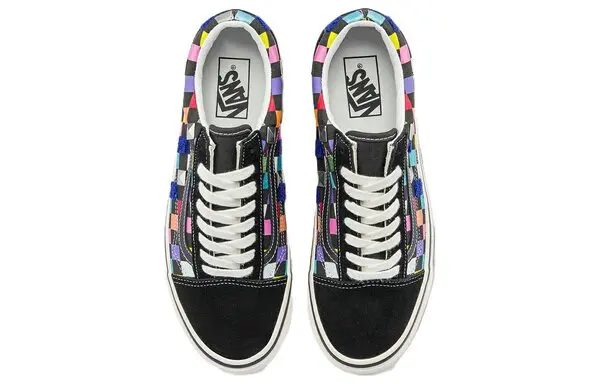 VANS Old Skool 36 Dx Checkerboard Embellished Sneakers - Black