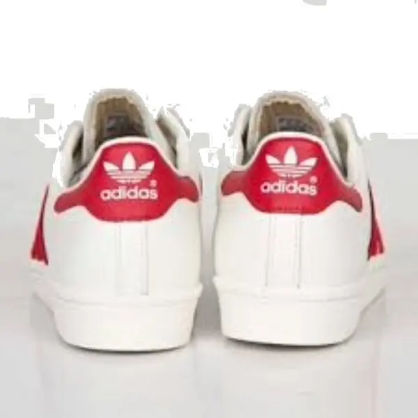 Adidas Originals Superstar 80s Deluxe Sneakers - White/red