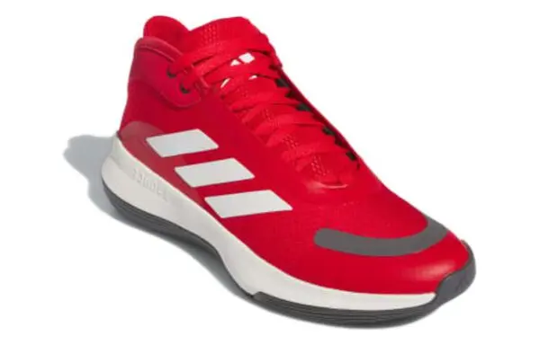 Adidas Bounce Legends High Top Sneakers - Red/white