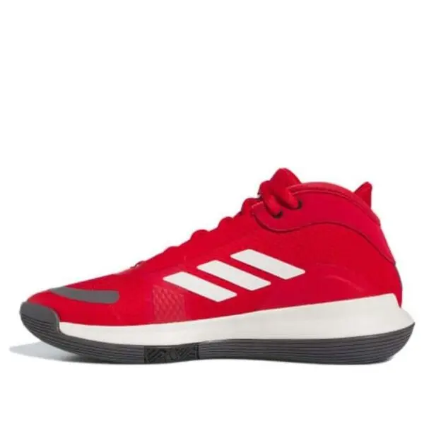 Adidas Bounce Legends High Top Sneakers - Red/white
