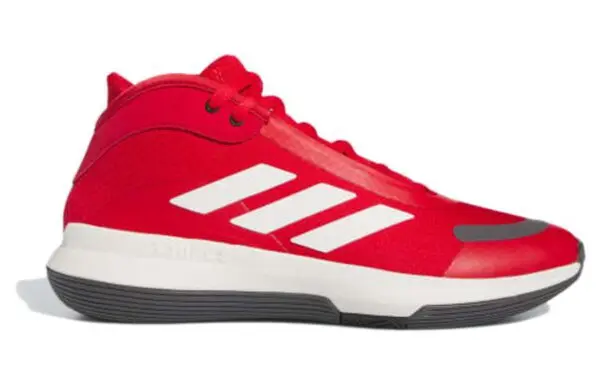 Adidas Bounce Legends High Top Sneakers - Red/white