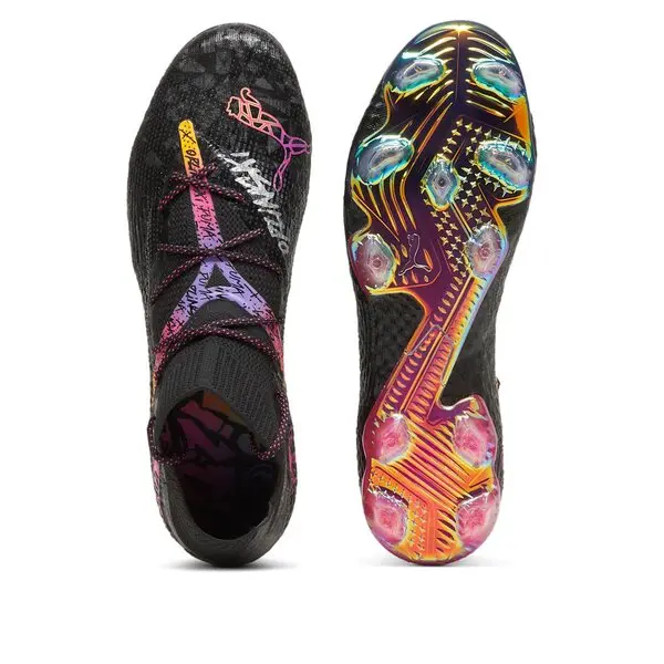 PUMA X Orlinski Future 7 Ultimate "black Dark Amethyst Sun Stream