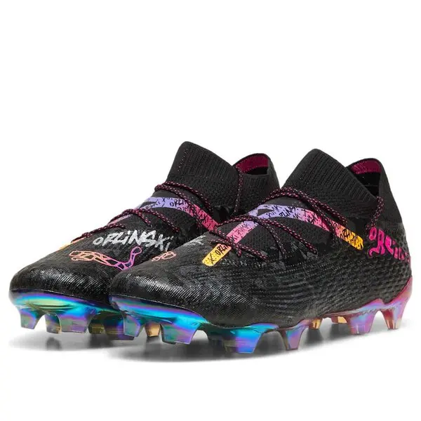PUMA X Orlinski Future 7 Ultimate "black Dark Amethyst Sun Stream