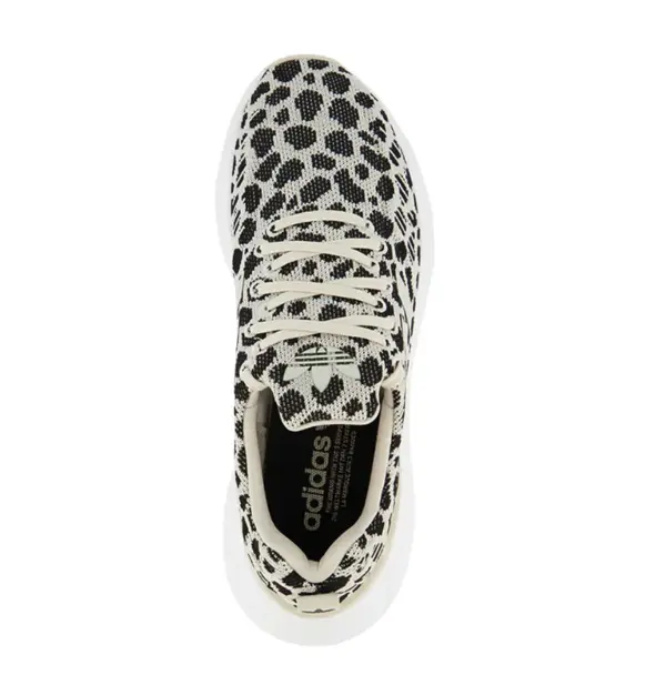 Adidas Swift Run 22 "dalmatian" Sneakers - Talc/core Black/cloud White