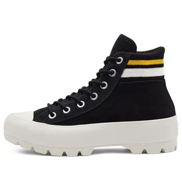 CONVERSE Chuck Taylor All Star Lugged Varsity High Top Sneakers - Black