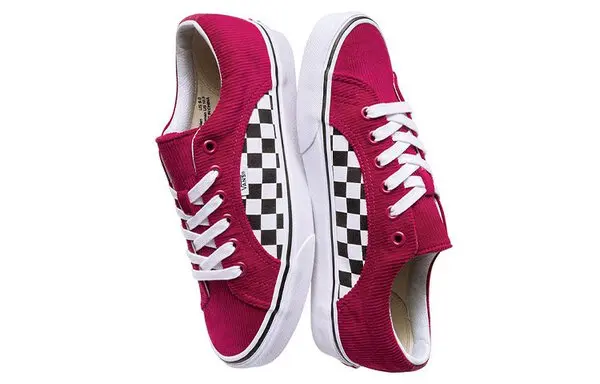 VANS Lampin Checkerboard Corduroy Low Top Sneakers