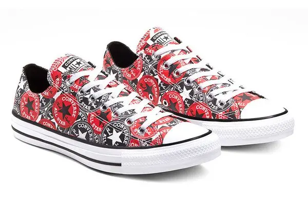 CONVERSE Chuck Taylor All Star Low 'allover Mix Logo Play' Sneakers
