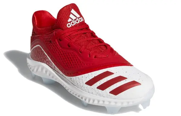 Adidas Icon 5 Bounce Cleats - Red/white
