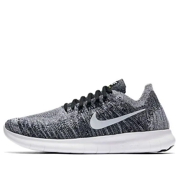 Nike Free Rn Flyknit Sneakers - Black/white/volt