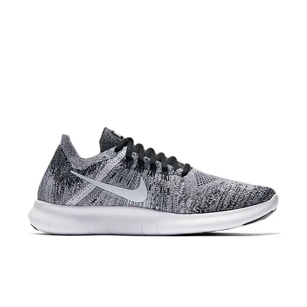 Nike Free Rn Flyknit Sneakers - Black/white/volt