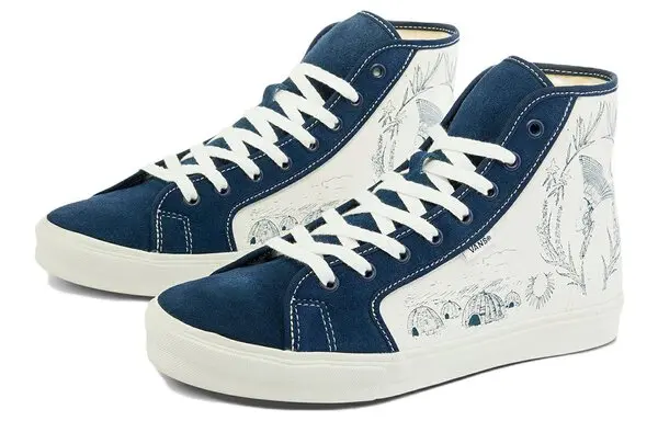 VANS Sarah Andelman X Og Style 24 Ntc Lx "sindiso Dress Blues" Sneakers - White/blue