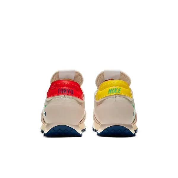 Nike Daybreak Type Se "label Maker Pack Oatmeal" Sneakers - Cream/yellow/red