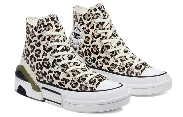 CONVERSE Cpx70 High Top Sneakers In Archive Leopard Print
