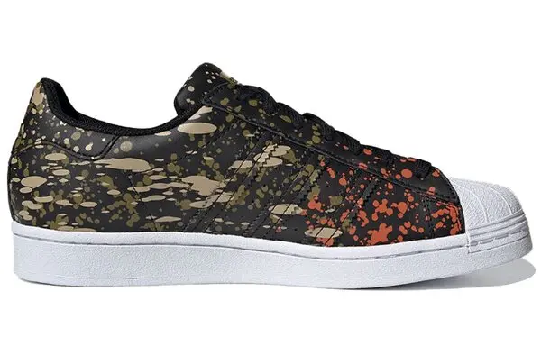 Adidas Superstar "splashes, Splatter And Drips" Low Top Sneakers
