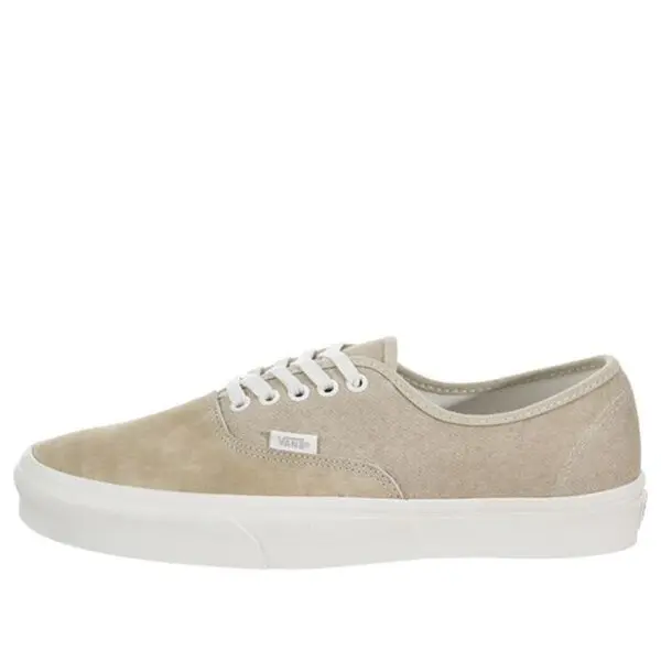 VANS Authentic Nubuck Washed Low Top Sneakers - Khaki