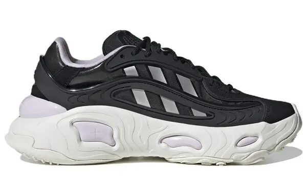 Adidas Oznova "black Purple Tint" Casual Sneakers - Black/white/purple