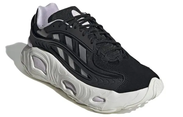 Adidas Oznova "black Purple Tint" Casual Sneakers - Black/white/purple