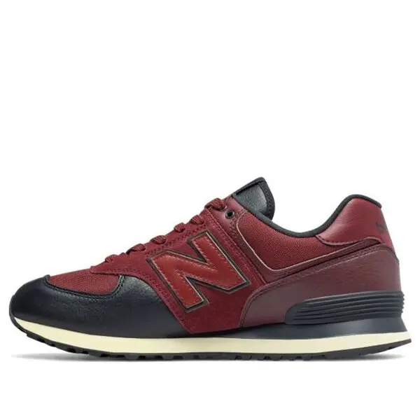 NEW BALANCE 574 Classic Sneakers - Wine Red/black