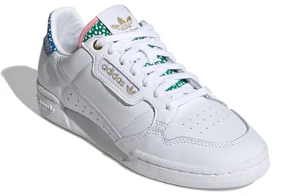 Adidas Continental 80 Metallic Sneakers - White