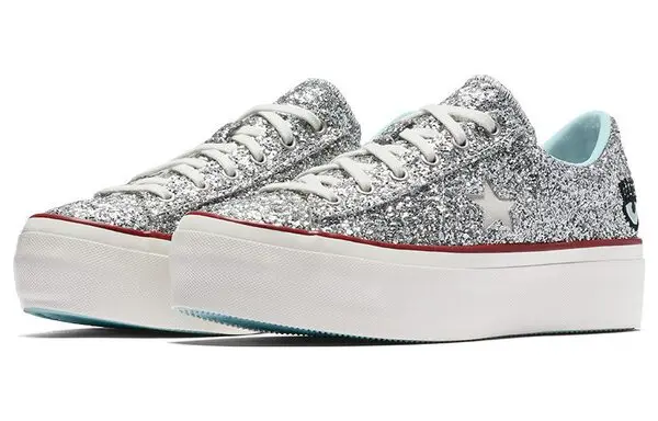 CONVERSE Chiara Ferragni X One Star Platform Ox Glitter
