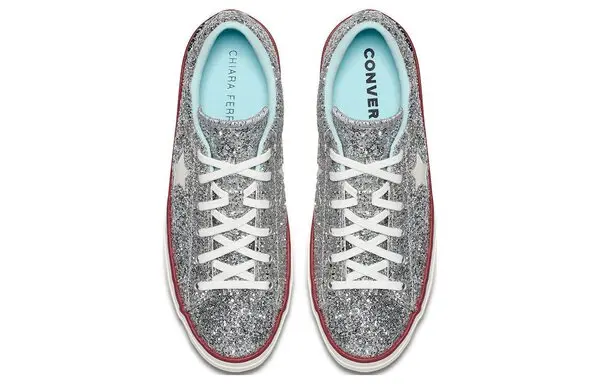 CONVERSE Chiara Ferragni X One Star Platform Ox Glitter