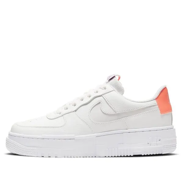 Nike Force 1 Pixel "salmon Heel" Sneakers - White/orange