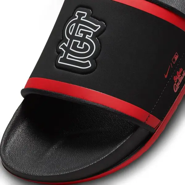 Nike Mlb X Offcourt Slide 'st. Louis Cardinals - Black/sport Red/white