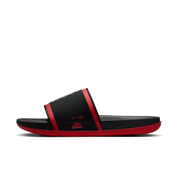 Nike Mlb X Offcourt Slide 'st. Louis Cardinals - Black/sport Red/white