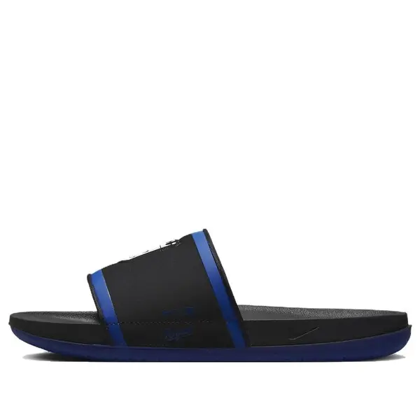 Nike Mlb X Offcourt Slide Kansas City Royals - Black/rush Blue/white