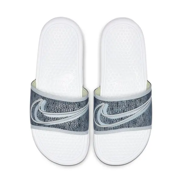 Nike Benassi Lx Slides - White/blue