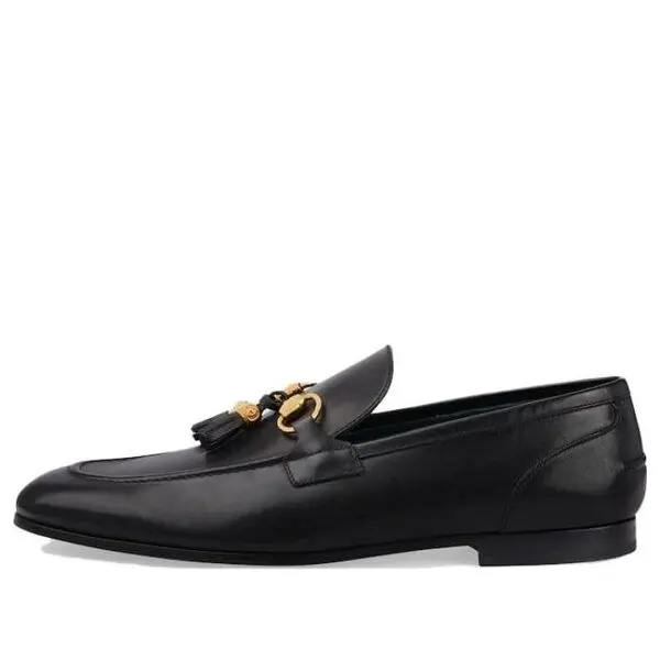 Gucci Jordaan Loafer With Horsebit Detail - Black
